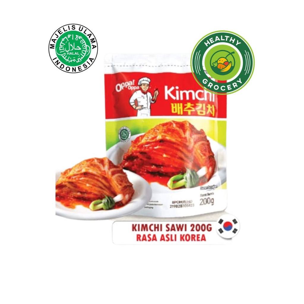 Jual Oppa Oppa Kimchi Korea Halal 200gr Sawi Fresh | Shopee Indonesia