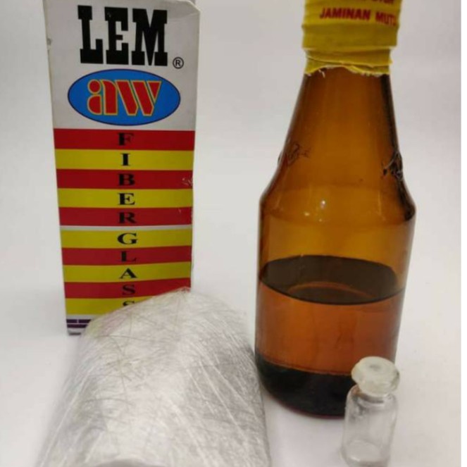 Jual favorit] LEM AW FIBERGLASS LEM RESIN EPOXY LEM SERAT FIBER LEM ...