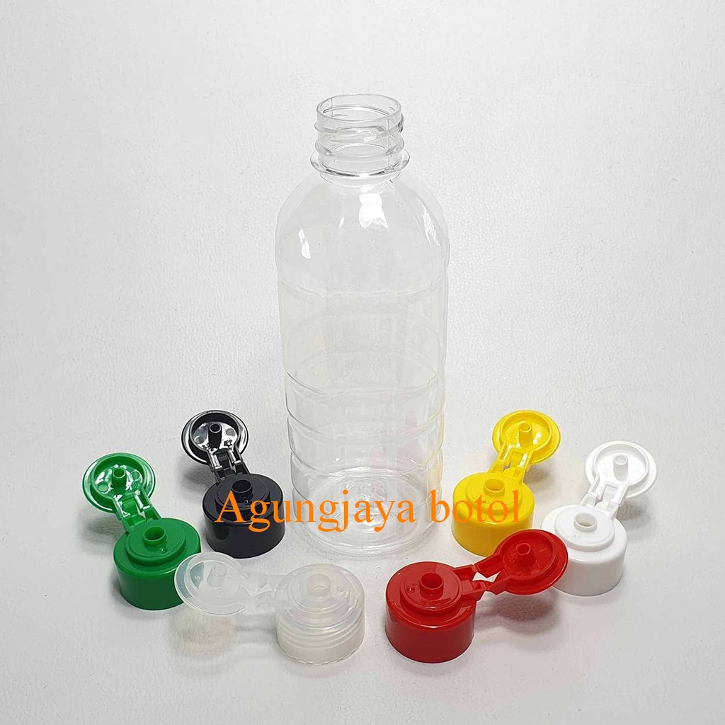 Jual Botol Pet 510 Ml Amdk Natural Tutup Fliptop Jamur / Botol Plastik ...