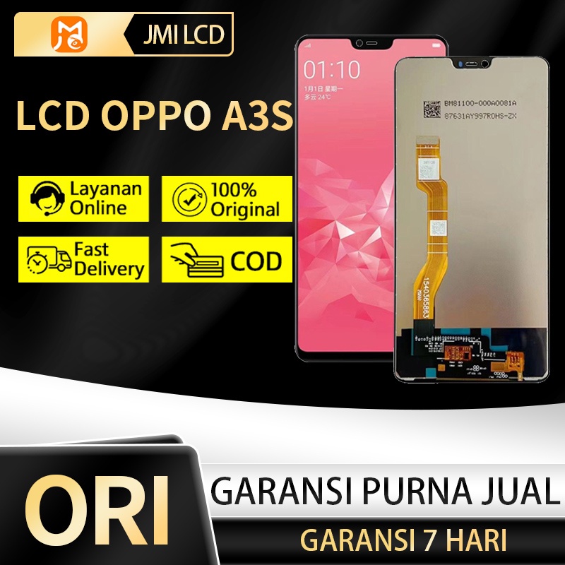Jual LCD TOUCHSCREEN OPPO A3S CPH1803 CPH1853 ASLI ORIGINAL FULLSET JMI LCD | Shopee Indonesia