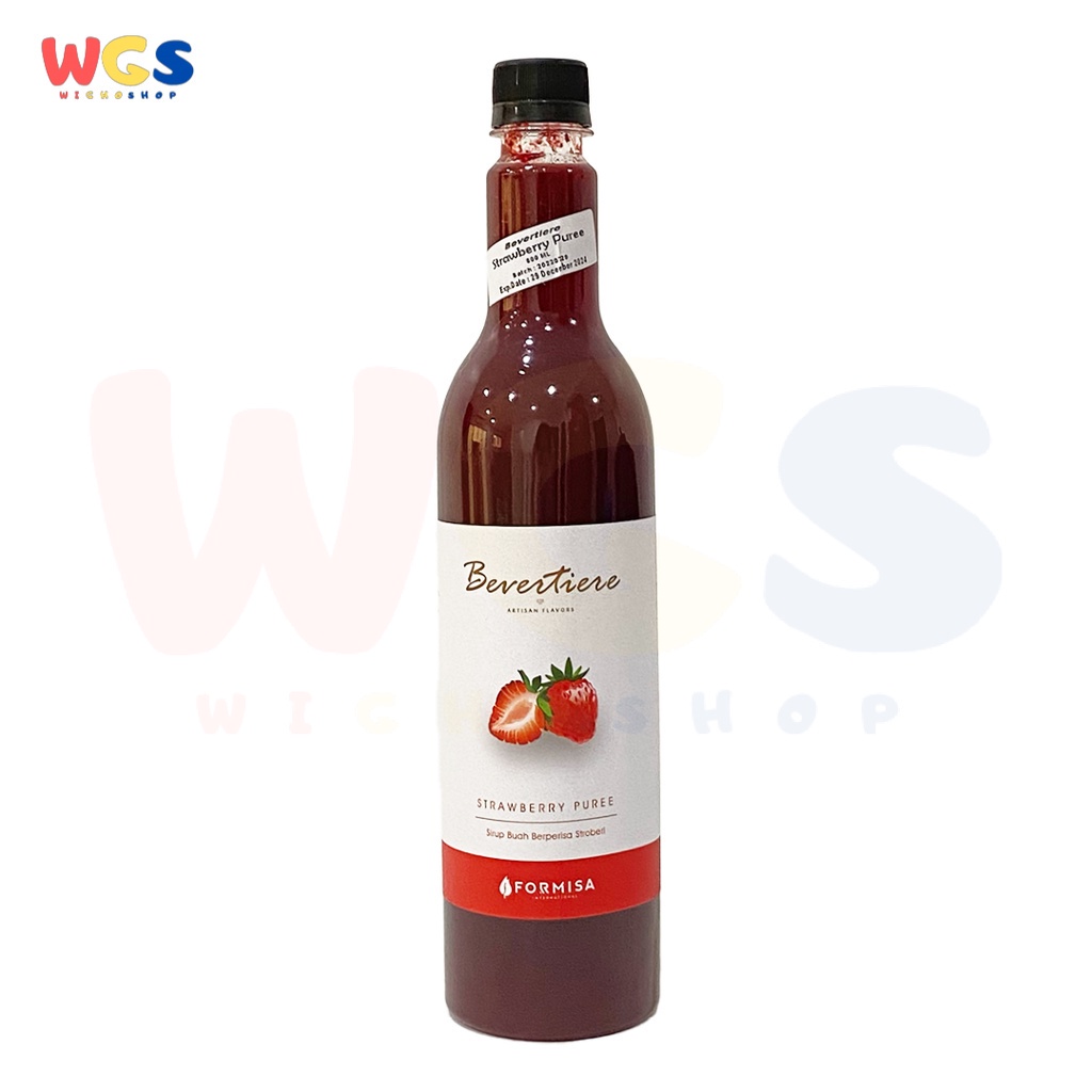 Jual Syrup Strawberry Puree Bevertiere Artisan Flavors 800ml | Shopee ...