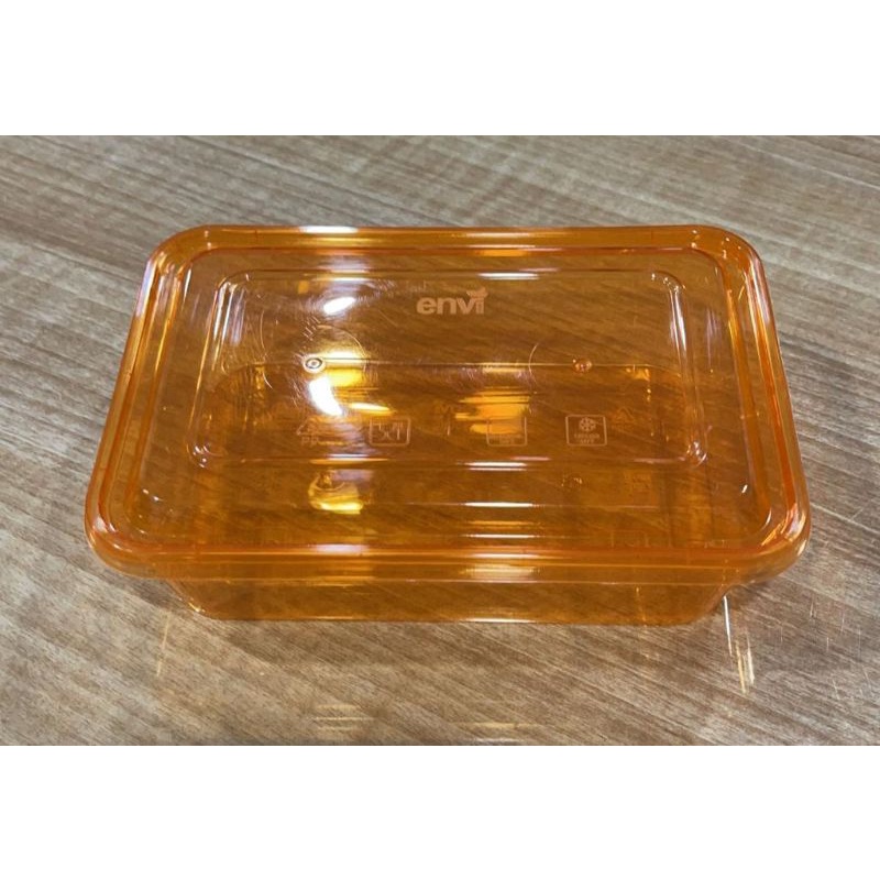 Jual thinwall envi rectangle full colours / thinwall warna / persegi 650 ml / persegi 750 ml ...