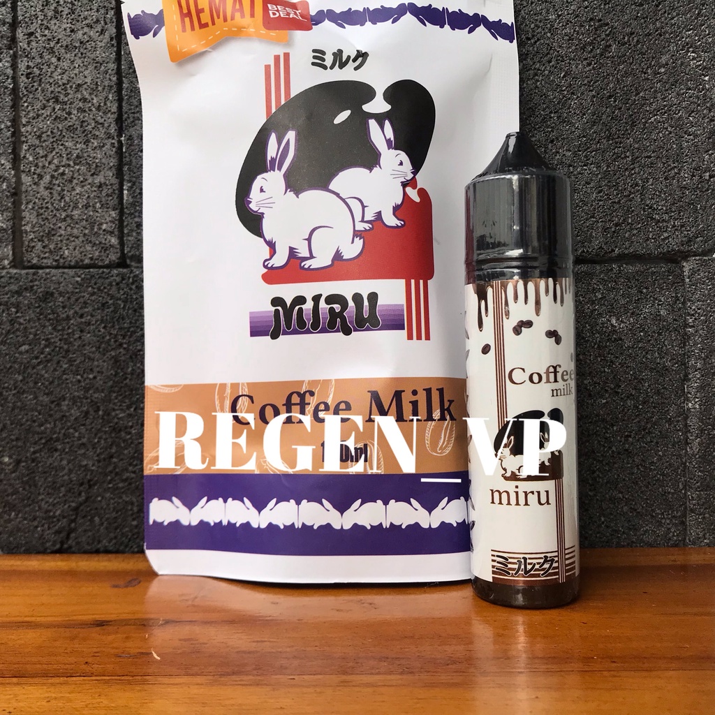 Jual LIQUIDS FREEBASE MIRU COFFEE MILK CREAMY LATTE BY JOZOJO | Shopee ...