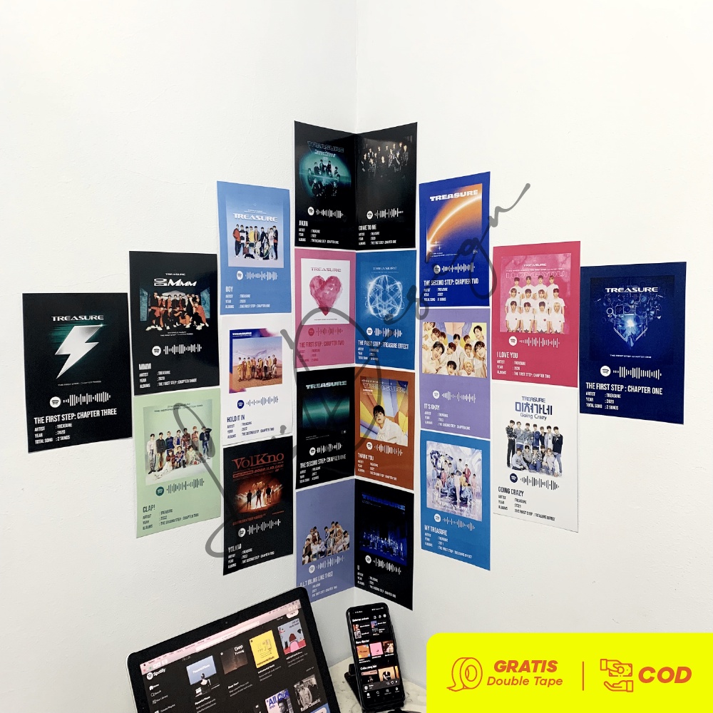 Jual Poster Album Musik Kpop Treasure Spotify - Album Lagu Kpop ...