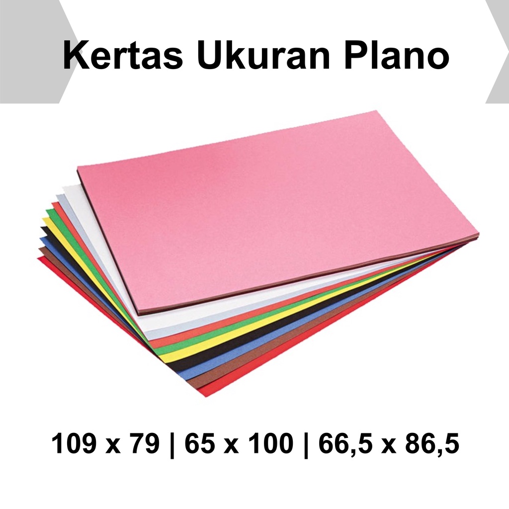 Jual Kertas Plano ukuran 79 x 109 cm, 61 x 86 cm, 65 x 100 cm, 66,5 x 86,5 cm | Shopee Indonesia