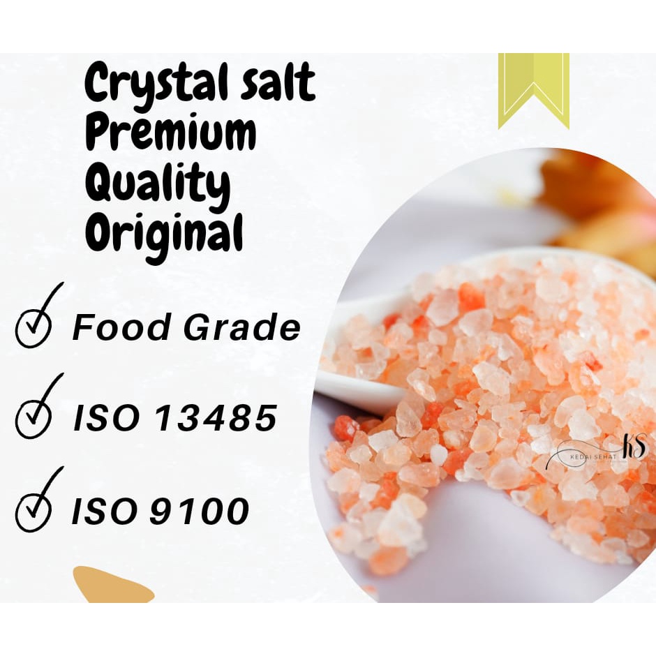 Jual Himalayan Salt Crystal Rocks 1kg - Garam Himalaya Kristal | Shopee ...