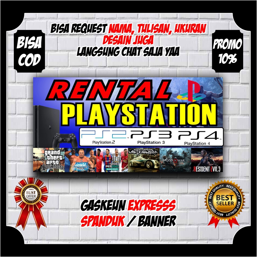Jual spanduk banner rental ps spanduk jasa rental ps spanduk custom ...