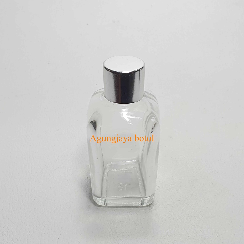 Jual Botol Kaca Square 100 Ml Clear Frossted Tutup Drop Tutup Dalam ...