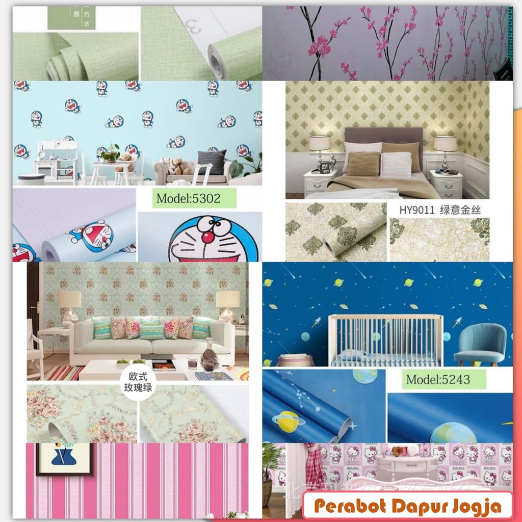 Jual PART 1 WALLPAPER UNTUK DINDING/ BANYAK MOTIF AESTHETIC/WALLPAPER ...