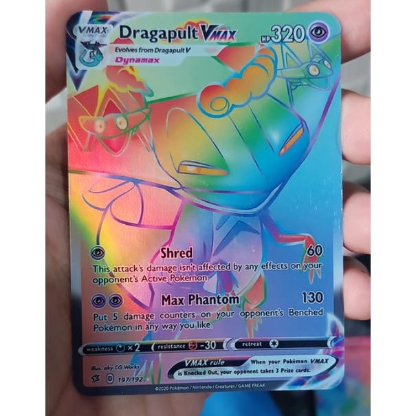 Jual KARTU POKEMON DUMMY RAINBOW VMAX HOLOGRAM ENGLISH VERSION | Shopee ...