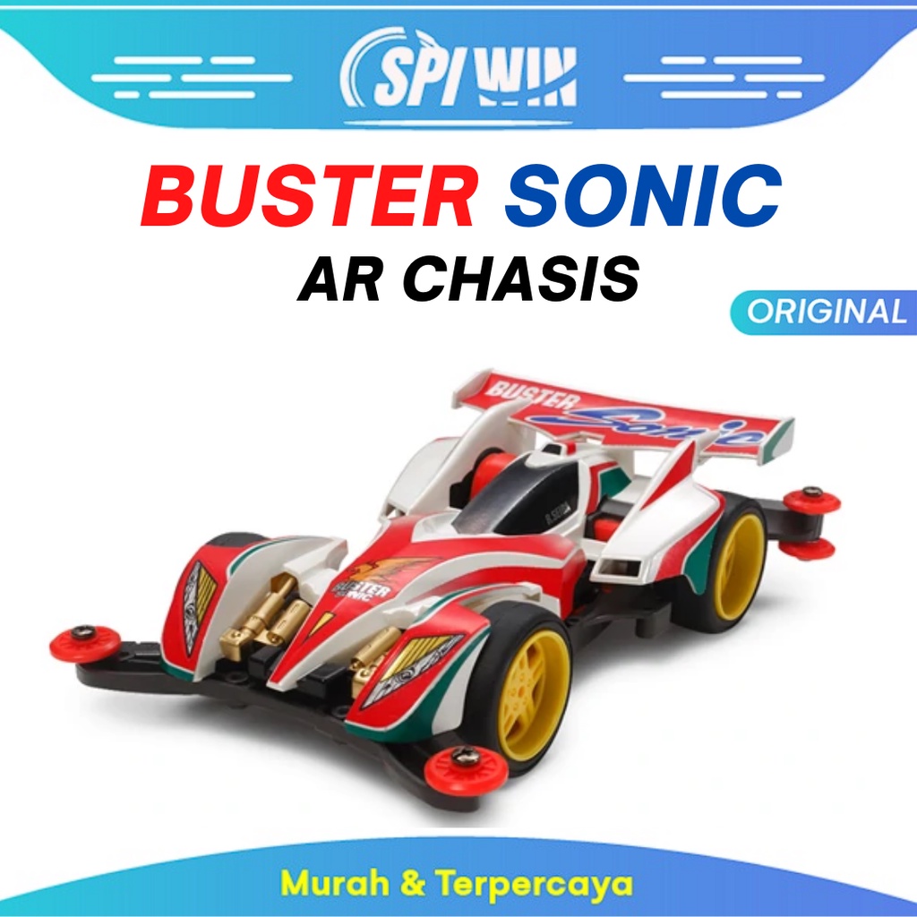 Jual Tamiya Original Buster Sonic Premium 19445 Mini 4WD AR Chasis ...
