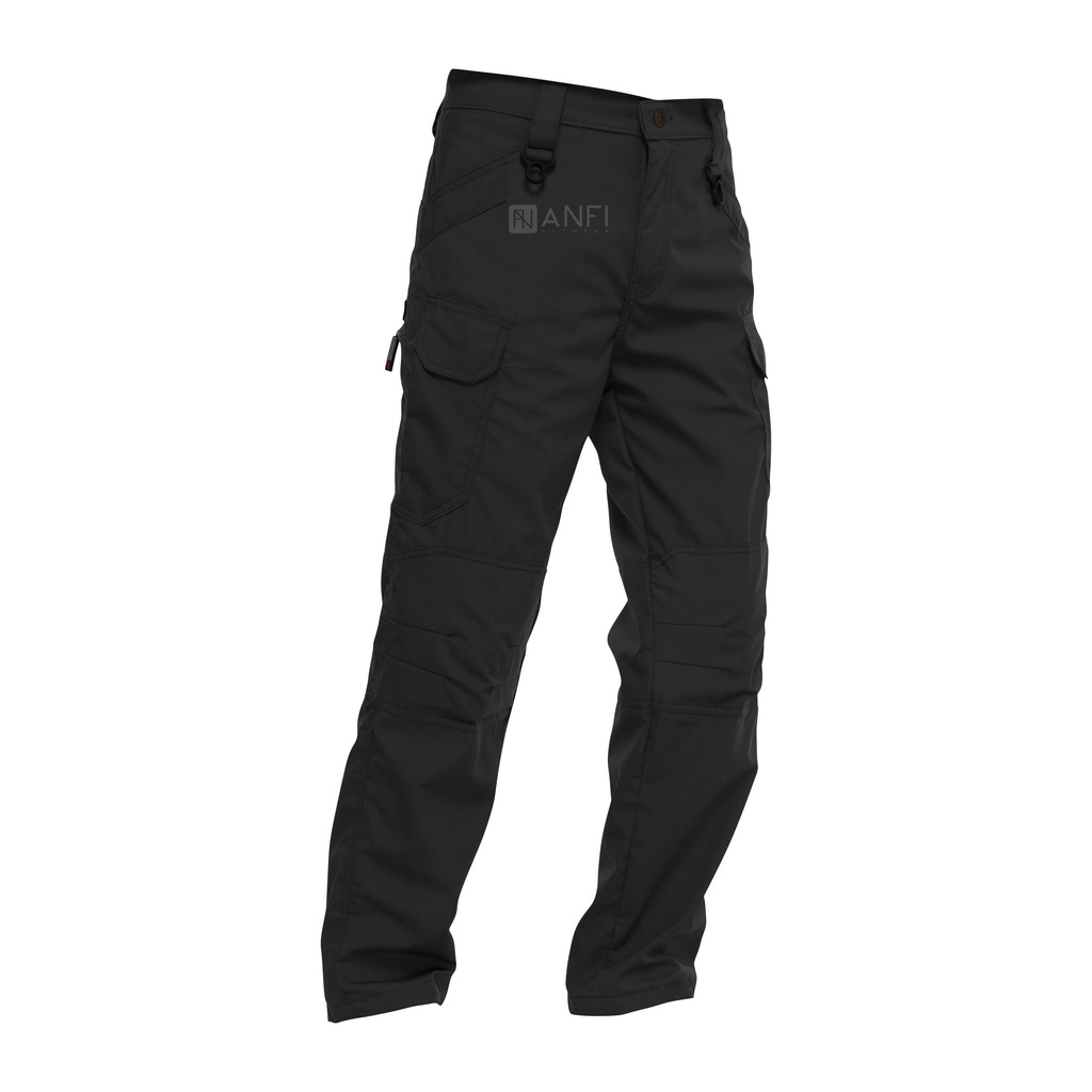 Jual ANFI Celana Cargo Panjang Hitam Pria Celana Outdoor UNISEX Cotton ...