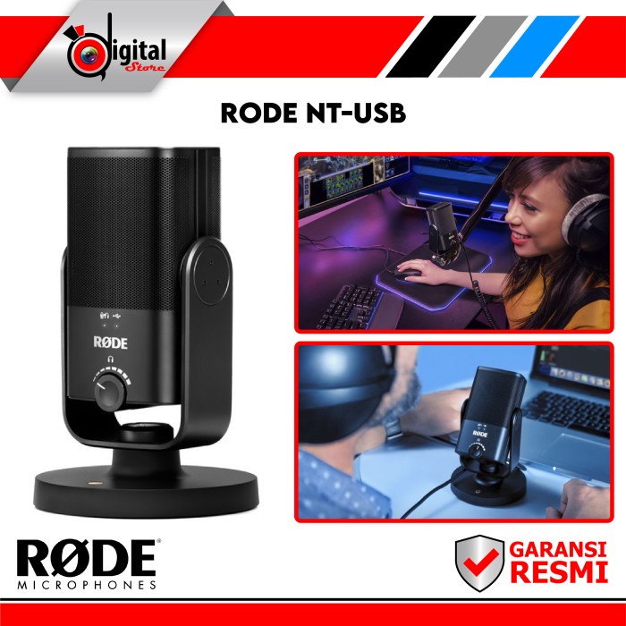 Jual RODE NT-USB MINI / NT USB MINI USB MICROPHONE - ORIGINAL #ORIGINAL ...