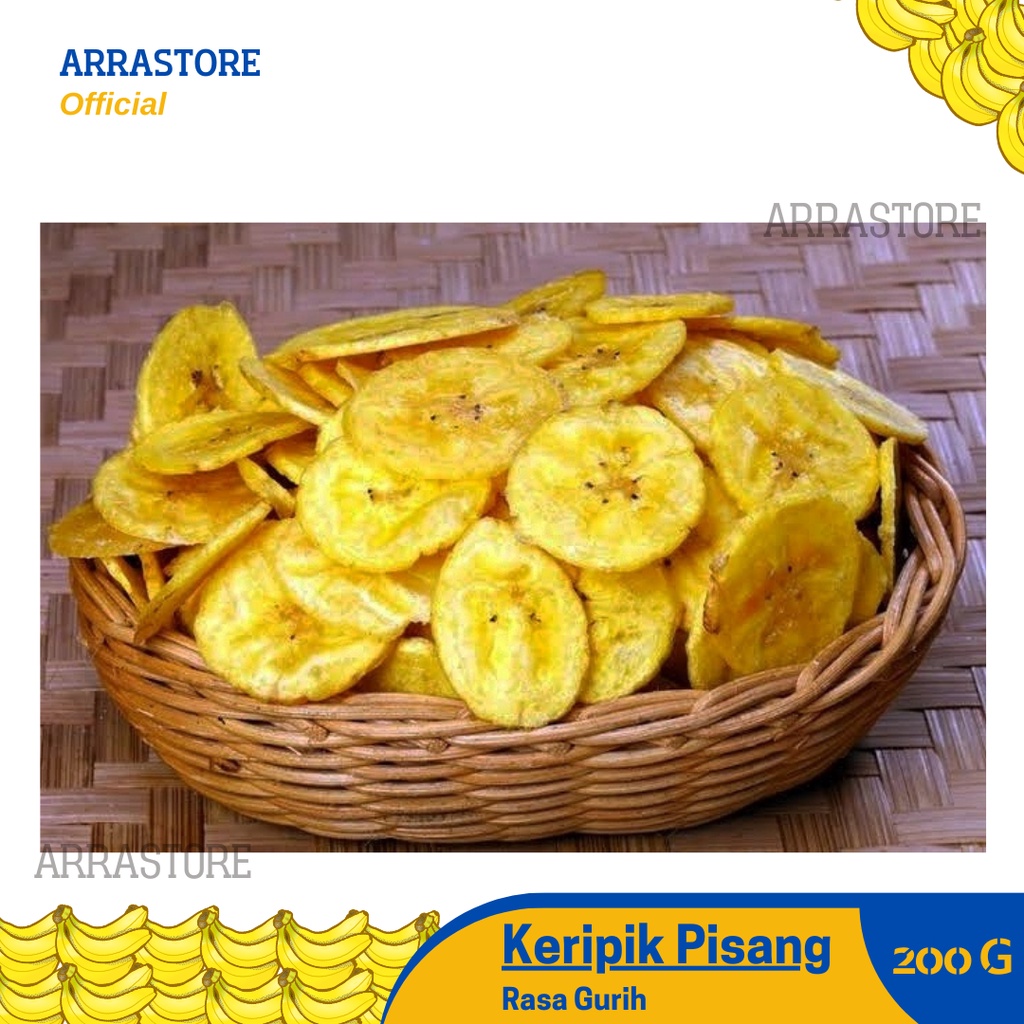 Jual [500 G] Keripik Pisang Kepok Khas Lampung kripik Pisang Koin Ori ...