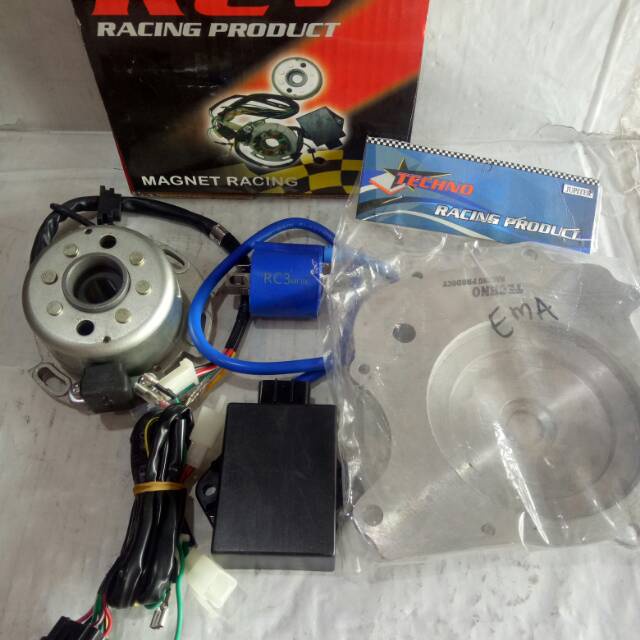Jual Magnet yz pengapian RC3 RC 3 yamaha jupiter Z Vega R Cripton lengkap dengan plandes dan ...