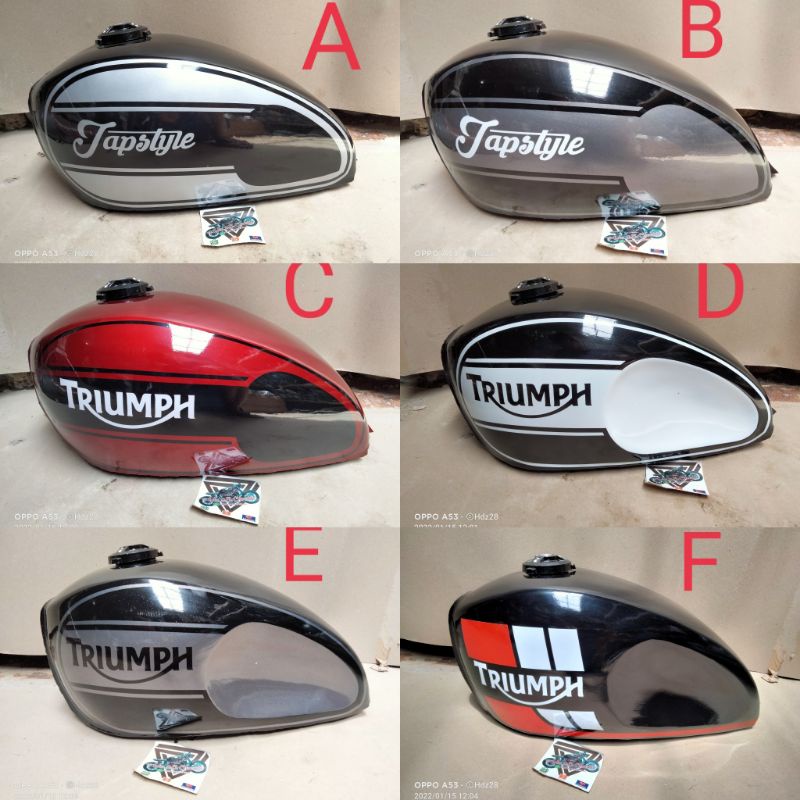 Jual Tangki Custom Japstyle Cat Tangki Motor Custom Japstyle Tutup ...