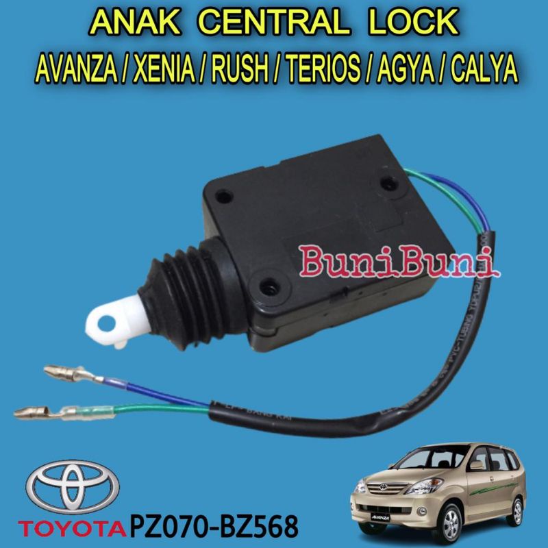 Jual ANAK CENTRAL LOCK AVANZA / Modul Sentral Lock Mobil Avanza Xenia ...