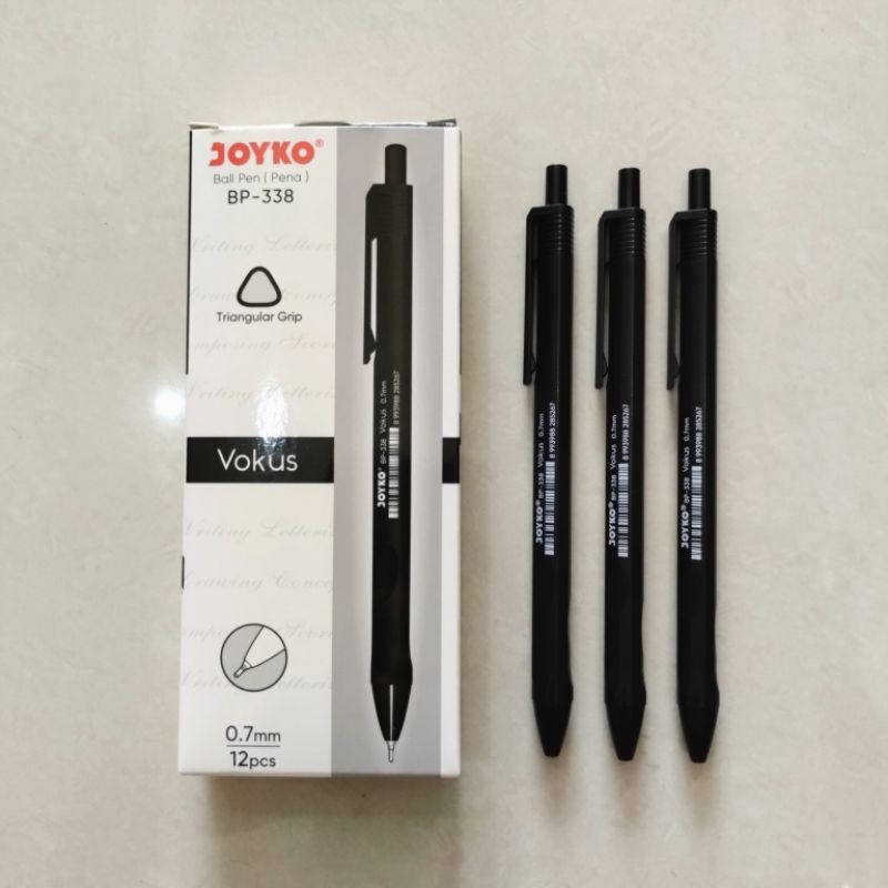 Jual Pulpen Joyko/Bolpoint/Pulpen hitam/Pena joyko/Ball pen hitam ...