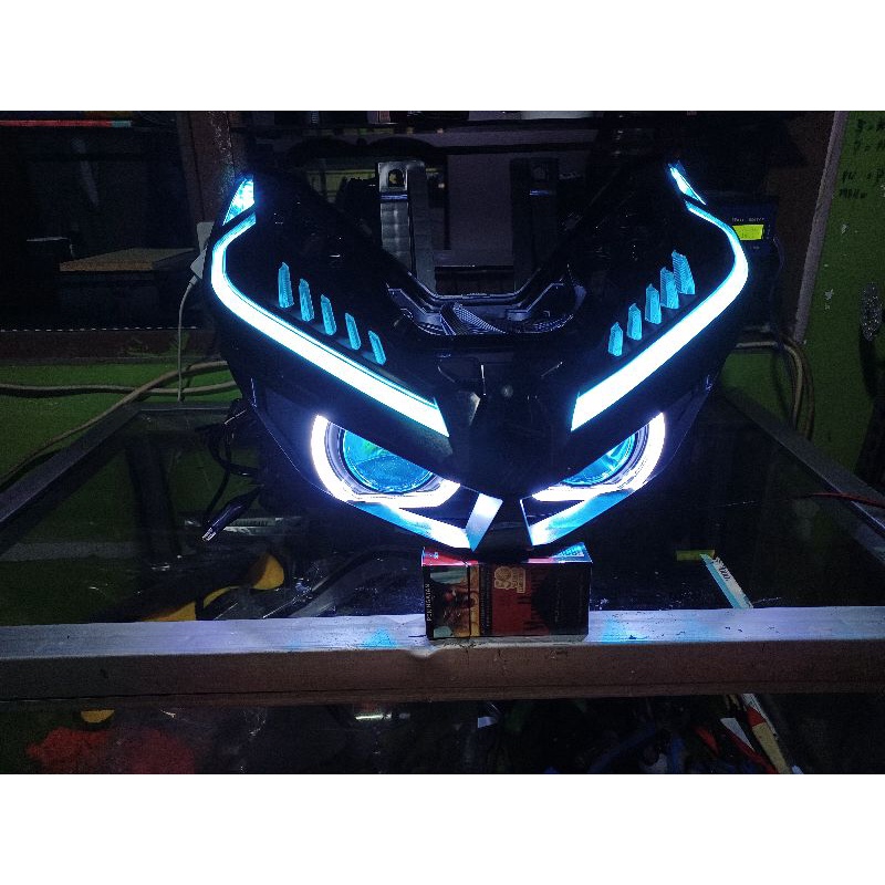 Jual PAKET HEADLAMP/REFLEKTOR PROJIE BILED VARIO LED NEW 125/150 | Shopee Indonesia