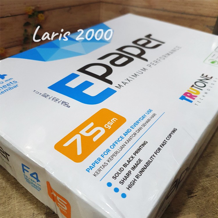 Jual Kertas HVS Fotokopi F4 75 epaper | Shopee Indonesia