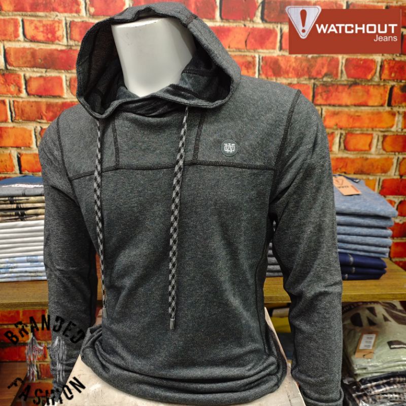 Jual WATCHOUT SWEATER PRIA JJ700240001 BLACK | Shopee Indonesia