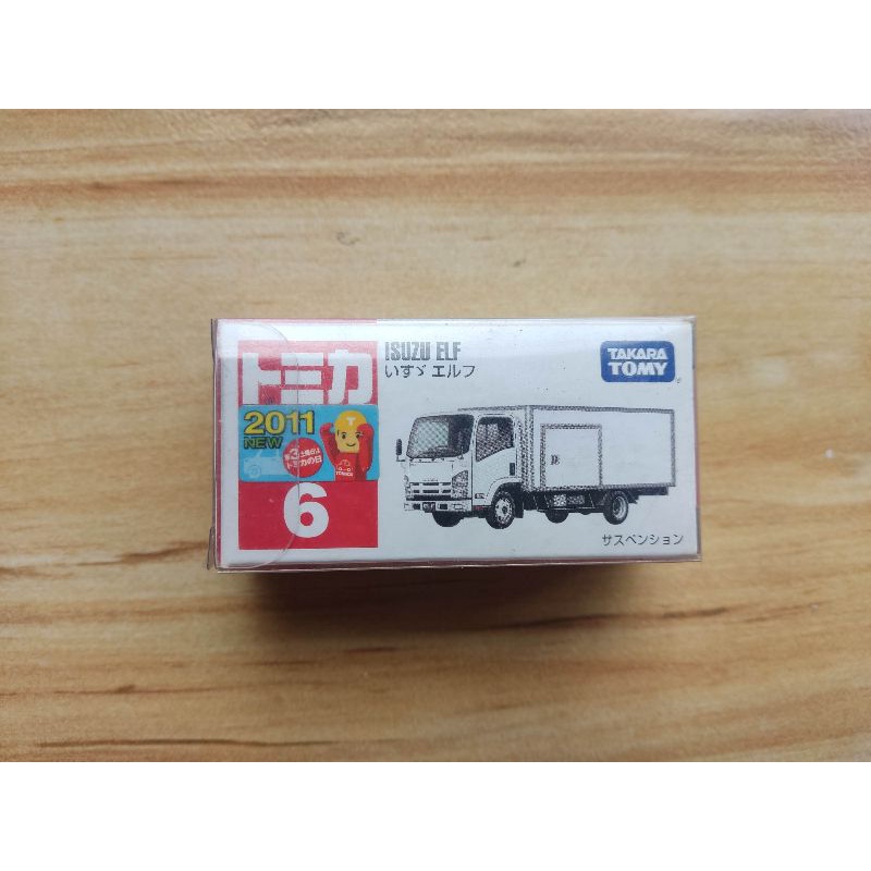 Jual tomica sticker 2011 first release isuzu elf putih dircast miniatur ...