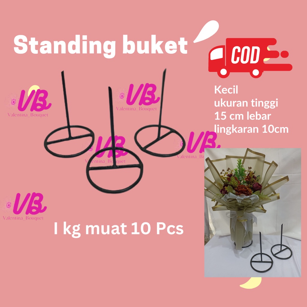 Jual STANDING BOUQUET KECIL / DISPLAY / DUDUKAN BUKET | Shopee Indonesia