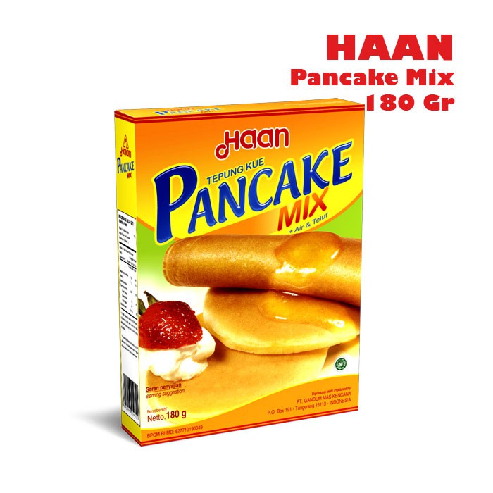 Jual HAAN Pancake Original dan Keju Tepung Premix Pancake 150 Gr ...