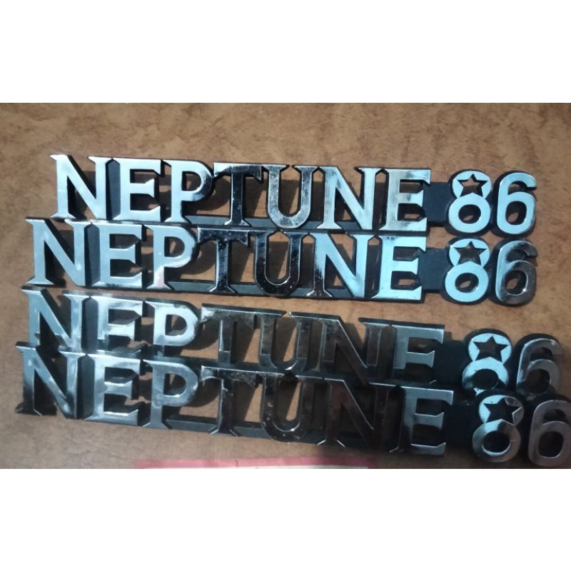 Jual emblem neptune 86 original MMC untuk colt T120 bagong | Shopee ...