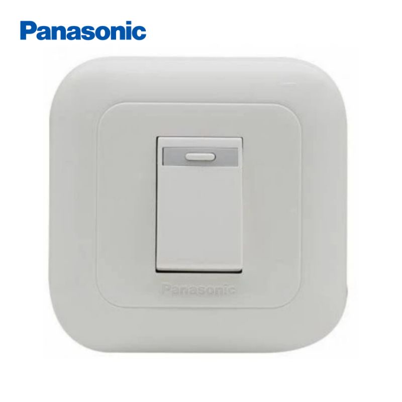 Jual Panasonic Saklar Engkel/Single 1 Gang WEJ78019 + WEJ5531 Wide ...