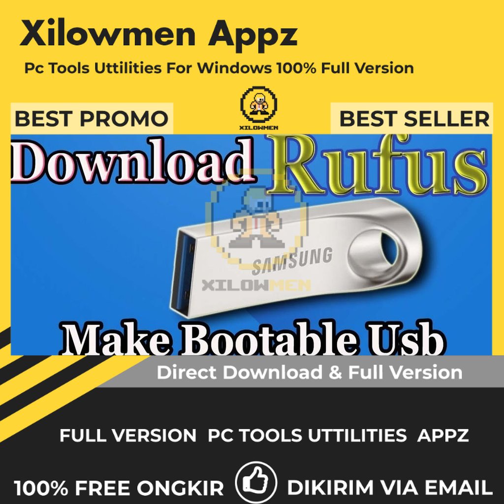 Jual Rufus Pro - untuk membuat bootable USB drive dengan cepat dan mudah | Shopee Indonesia