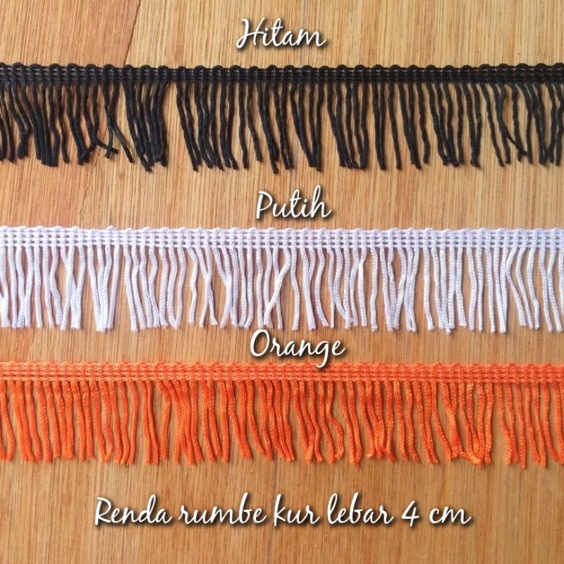 Jual per meter,renda rumbe kur lebar 4 cm | Shopee Indonesia
