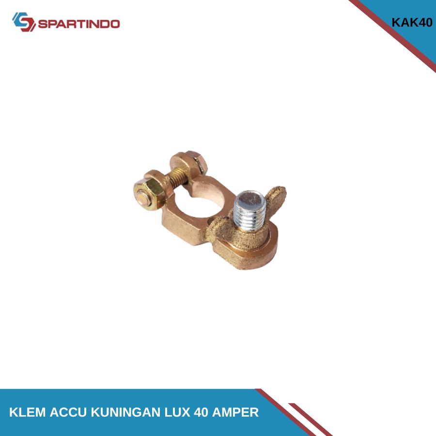 Jual Klem Aki Kuningan Kepala Aki Kecil 40 Ampere RRT Klem Pool Aki ...