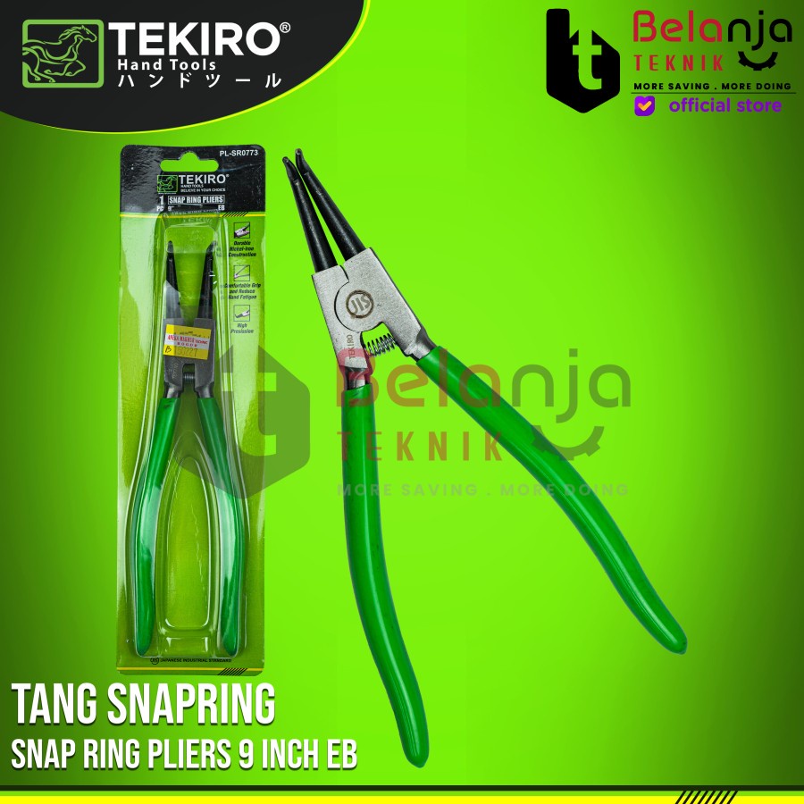 Jual Tekiro Tang Snap Ring EB 9 Inch Tang Spi Bengkok Buka 9" Tang Sepi ...