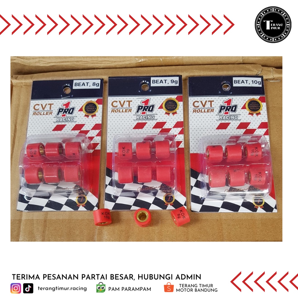 Jual Roller Pro1 Beat Carbu Alat Motor/Sparepart Motor/Modifikasi Motor ...