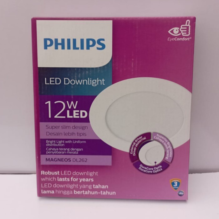Jual Downlight Led Super Slim Dl262 D150 12W Philips | Shopee Indonesia
