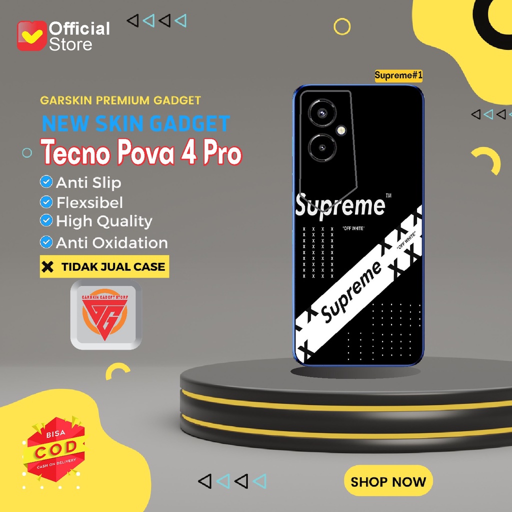 Jual Garskin Skin Custom Tecno Pova 4 Pro Bisa Custom Gambar Sendiri ...