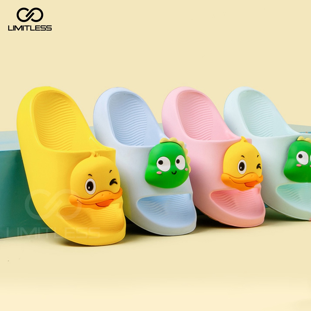 Jual Sendal Slop Anak Karakter Anti Slip Lucu Kekinian Sandal Slip On ...