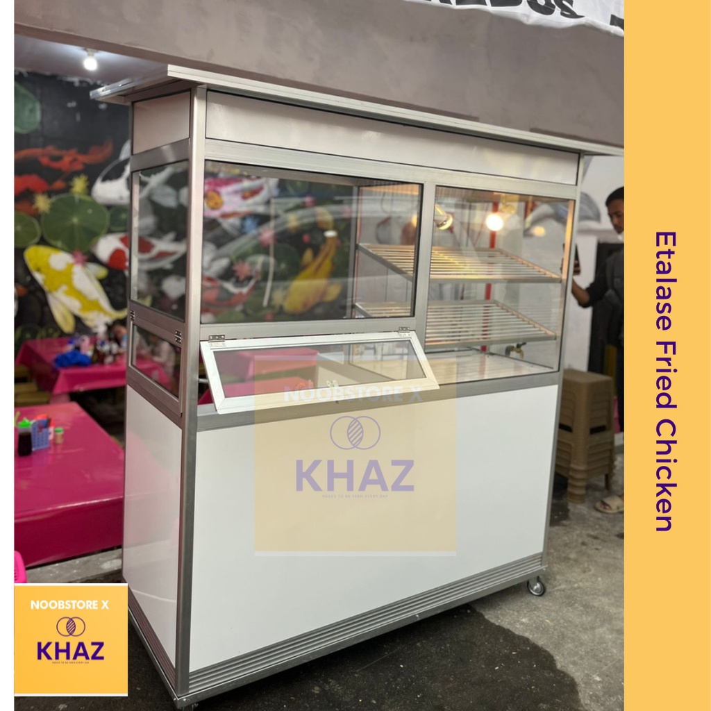 Jual Etalase Aluminium Fried Chicken Panel ACP | Shopee Indonesia
