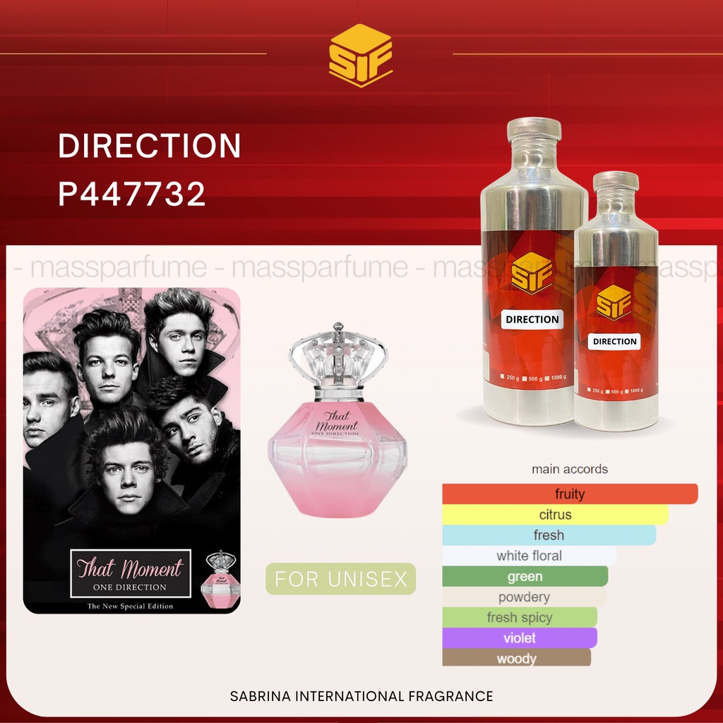 Jual Bibit Parfum ONE DIRECTION / 1 DIRECTION / DIRECTION by SIF ...