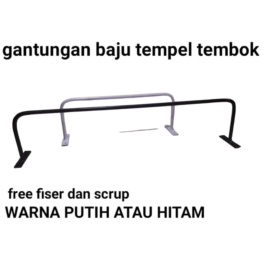 Jual rak gantungan handuk besi Rak dinding tempel tembok rak gantungan ...