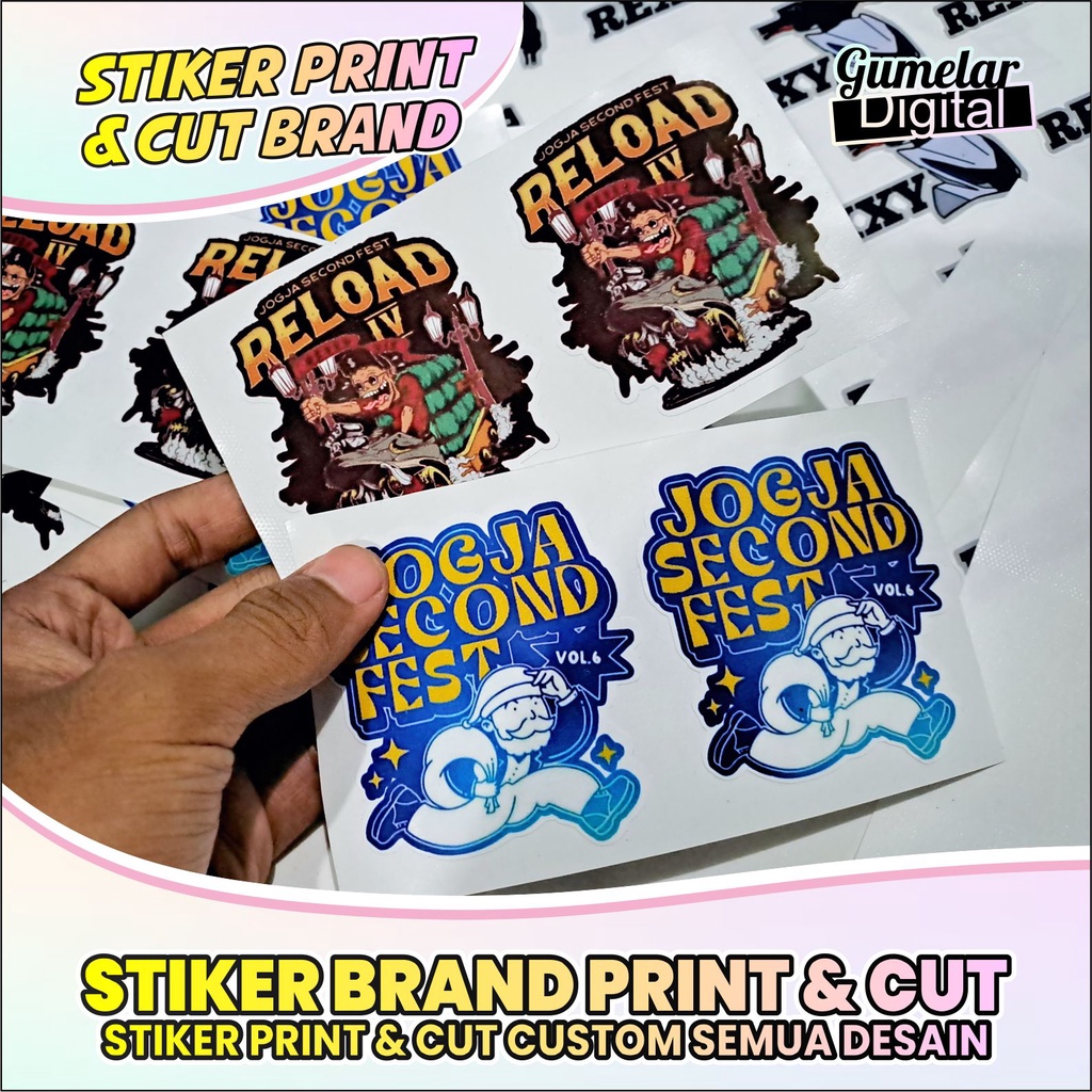 Jual STIKER PRINT & CUT BRAND MERK CLOTH BRANDING | Shopee Indonesia