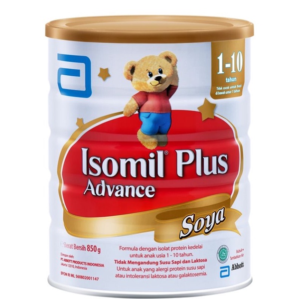 Jual isomil plus advance soya 1-10 tahun (850gr) | Shopee Indonesia