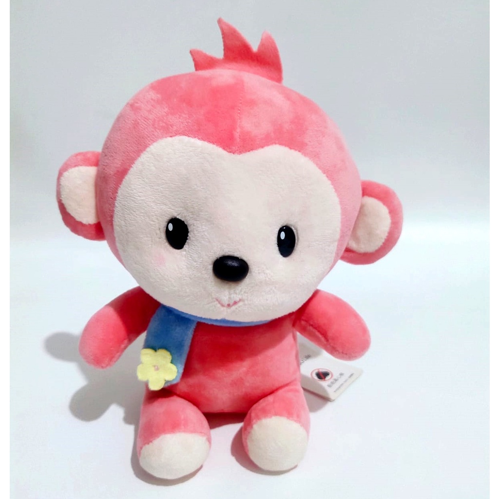 Jual Boneka Monyet Miniso Pink Monkey Miniso Life Original Plush Doll ...