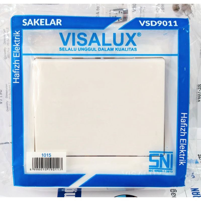 Jual Saklar Engkel VISALUX Decor Series VSD-9011 | Sakelar Tunggal IB ...