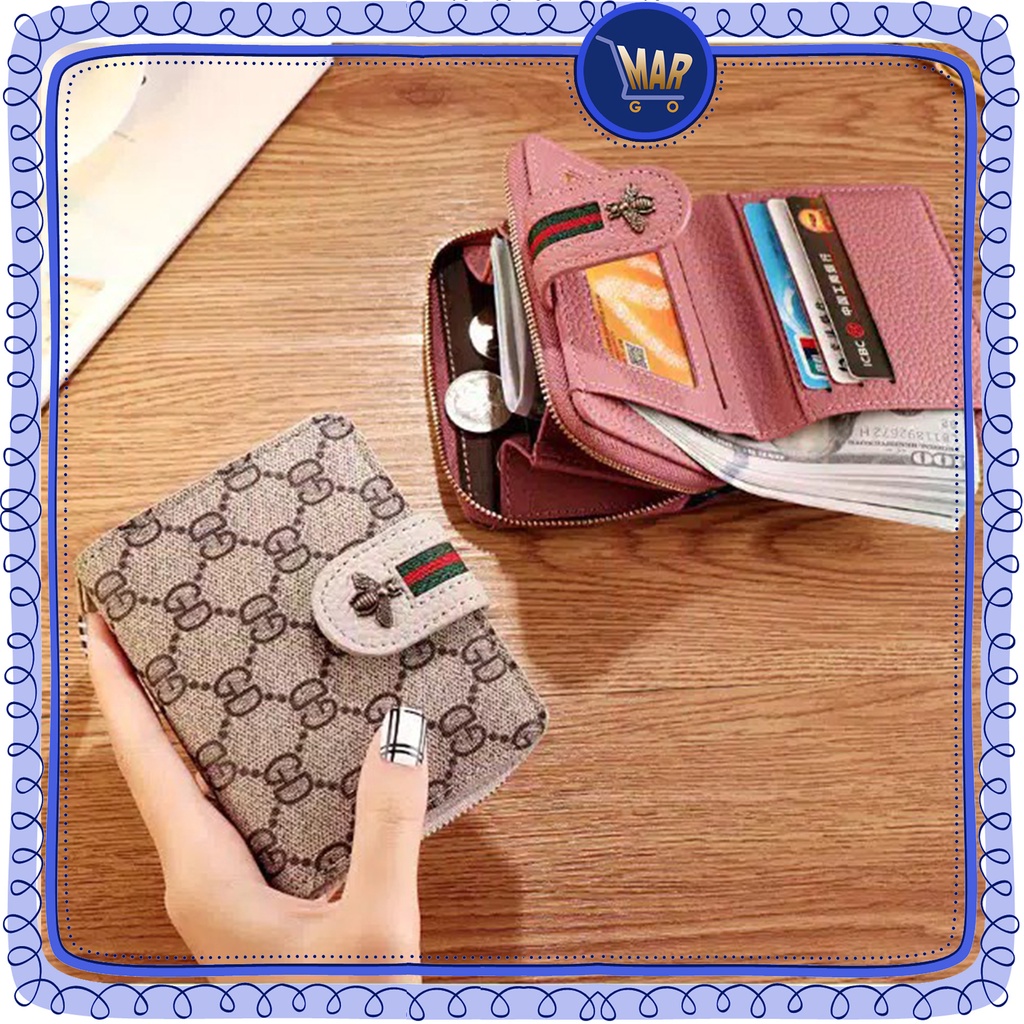 Jual DOMPET LIPAT wanita Dompet wanita Dompet Kanvas Denim motif batik relesting | Shopee Indonesia