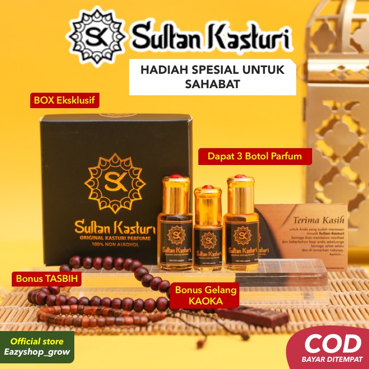 Jual [100% ORIGINAL] PARFUME SULTAN KASTURI Minyak Sultan Kasturi ...
