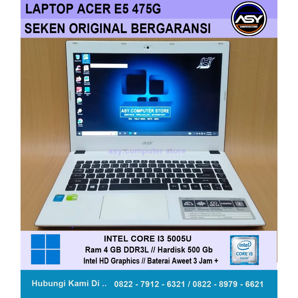 Jual LAPTOP ACER TIPE E555 475G MURAH DAN BERKUALITAS | Shopee Indonesia