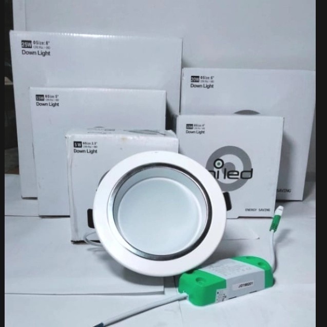 Jual Downlight Led Smd Round Bulat 20W Hiled | Shopee Indonesia