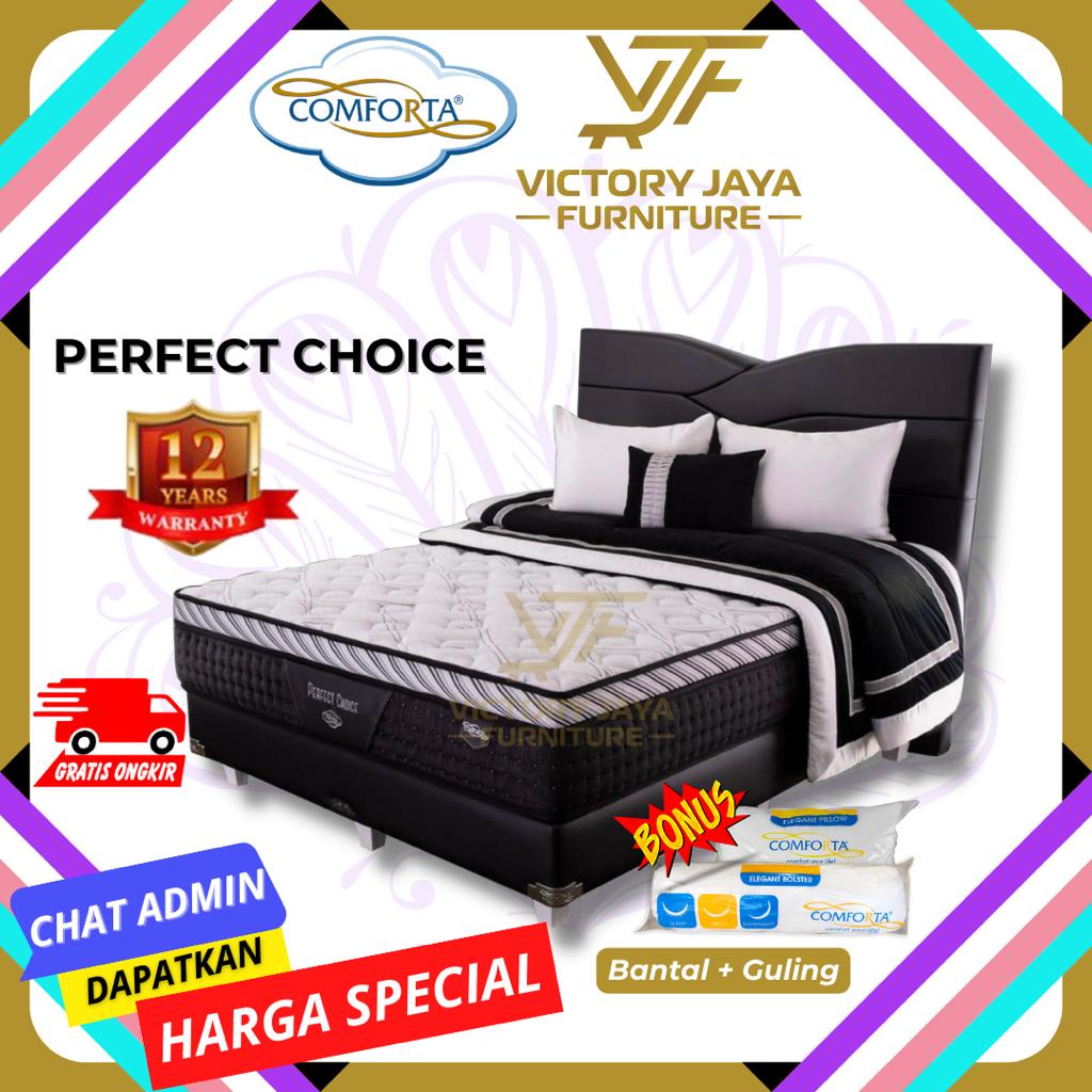Jual Kasur Spring Bed Comforta New Perfect Choice (Full Set) | Shopee ...